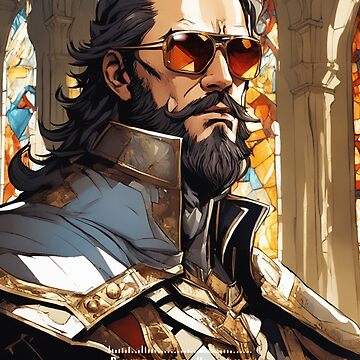 "The Solar King" Sticker by Rambarde-Knight | Redbubble