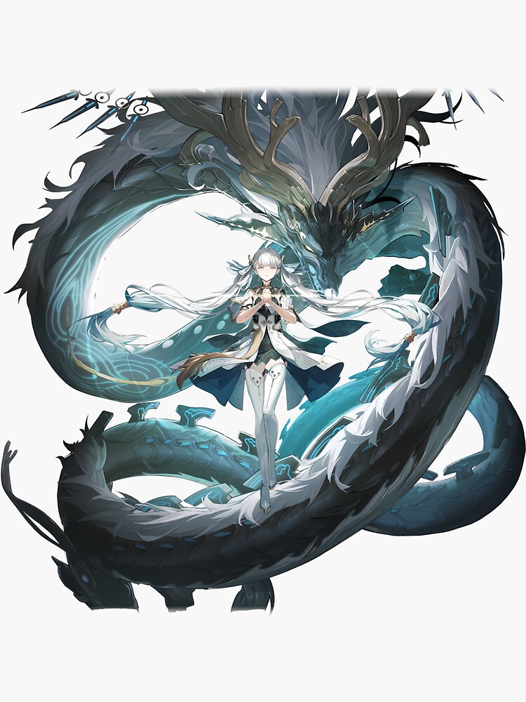 "Jinshi Official Splash Art, Wuthering Waves" Sticker by Demray | Redbubble