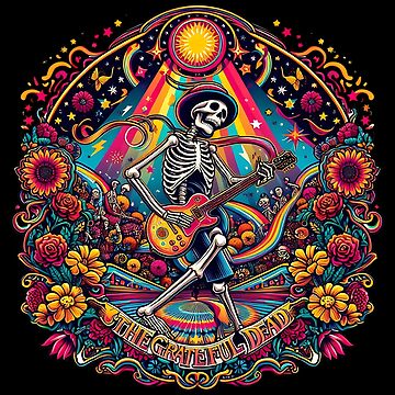 "Grateful Dead: Timeless Tunes and Iconic Art" Sticker for Sale by ...