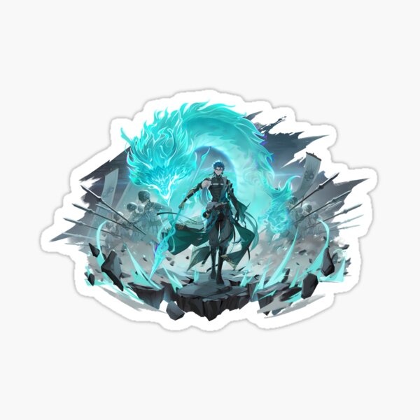 "Jiyan Official Splash Art, Wuthering Waves" Sticker by Demray | Redbubble