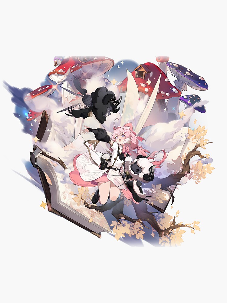 "Encore Official Splash Art, Wuthering Waves" Sticker by Demray | Redbubble