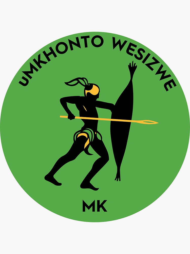 "Umkhonto Wesizwe MK Party" Sticker for Sale by Starstacks | Redbubble