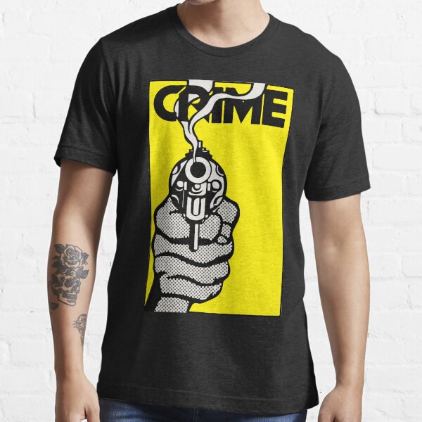"Crime Flyer" T-shirt for Sale by PsychoProjectTS | Redbubble | crime t ...