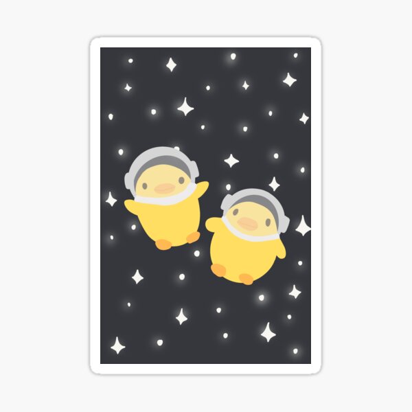 "Space Ducks" Sticker for Sale by Pixel-vision | Redbubble