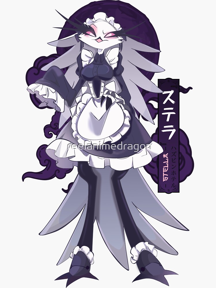 "Stella Maid - Hazbin Hotel" Sticker for Sale by reelanimedragon ...