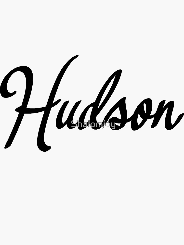 "Hudson" Sticker for Sale by Shalomjoy | Redbubble