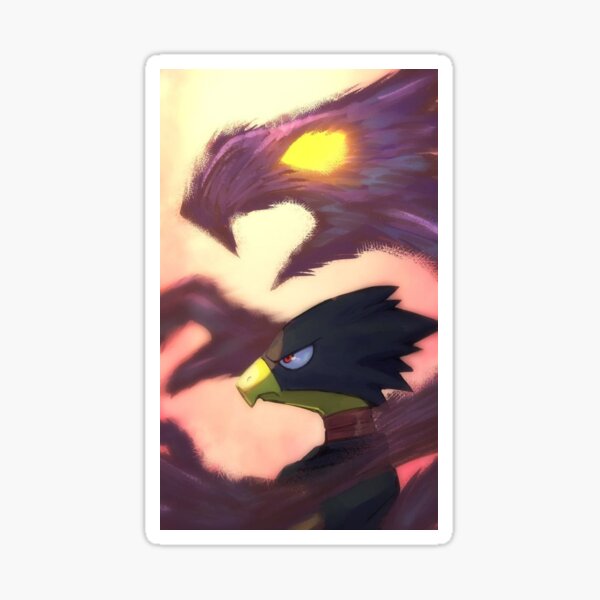 "Raven" Sticker by Esphyro | Redbubble