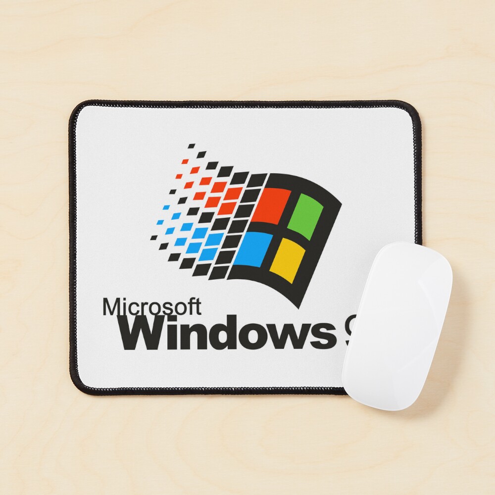 "Retro Vintage Nostalgic 90s 80s Windows 95 logo" Sticker for Sale by ...