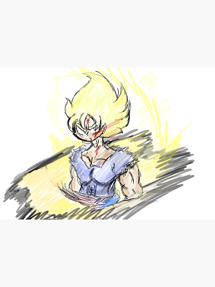 "SSJ AWAKENING GUKO" Sticker for Sale by ERIC-Studios | Redbubble