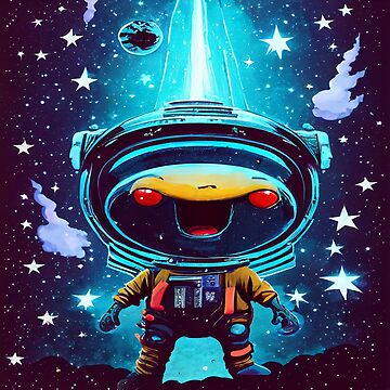 "Simon the Cartoon Spaceman" Poster for Sale by artCdesignsKH | Redbubble