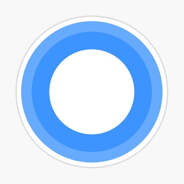 "Cortana" Sticker for Sale by simonedema | Redbubble