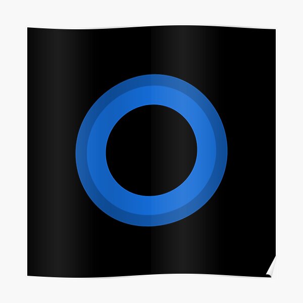 Cortana Halo Posters | Redbubble