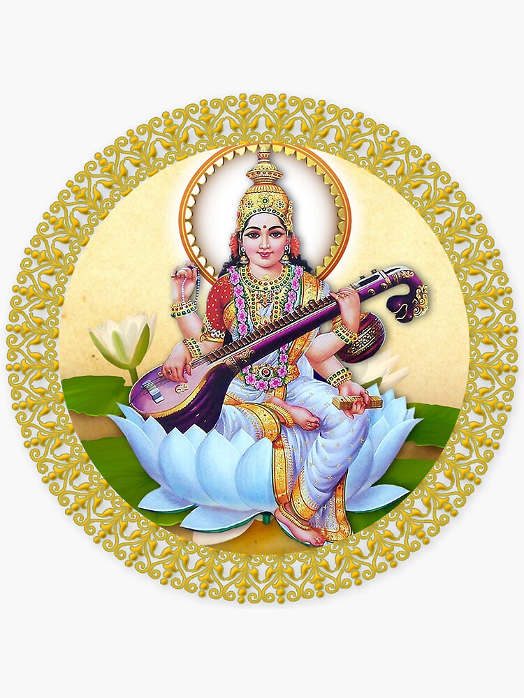 "Saraswati" Sticker for Sale by Onodera | Redbubble