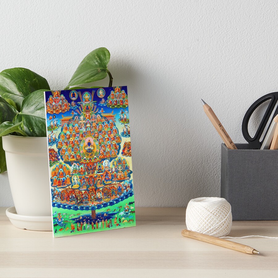 "Karma Kagyu Lineage Tree" Art Print for Sale by Onodera | Redbubble
