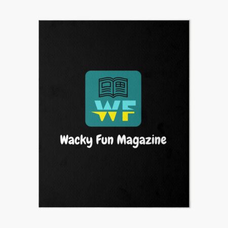"Wacky Fun Logo + Name" Art Board Print for Sale by wackyfunshop ...
