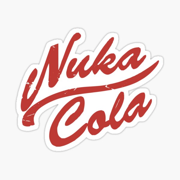 "Fallout Nuka Cola lettering" Sticker for Sale by Jerry Fonseca | Redbubble