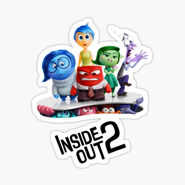 "inside out" Sticker for Sale by mrderoutStudios | Redbubble