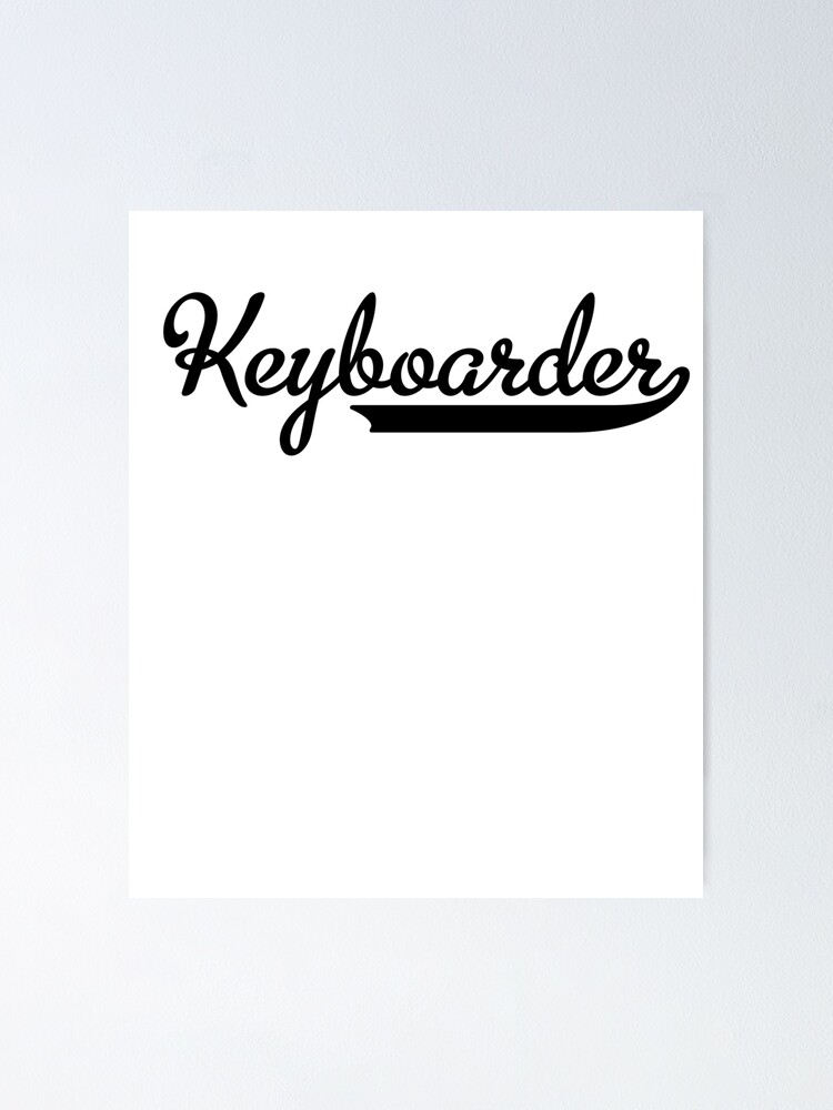 "keyboardist" Poster by Vectorqueen | Redbubble
