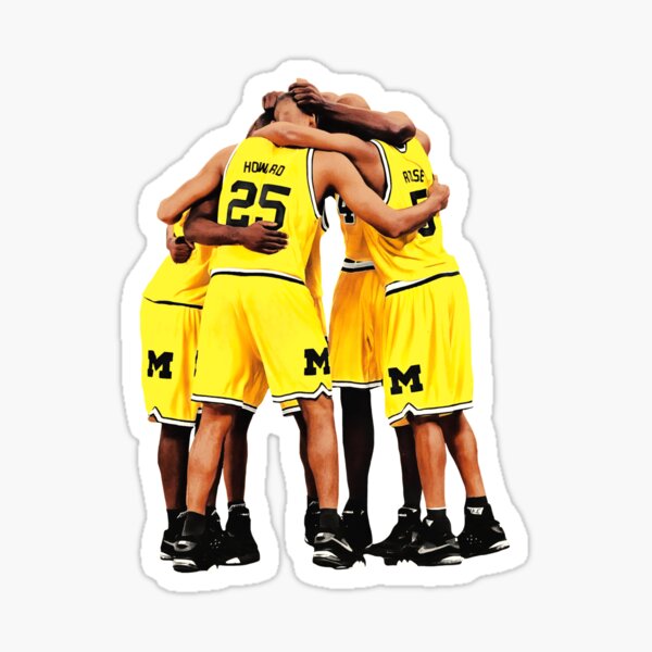 "Fab Five Huddle" Sticker for Sale by darklordpug | Redbubble