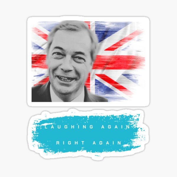 "Nigel Farage Wins" Sticker for Sale by EdwardCash | Redbubble