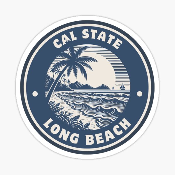 "California State University at Long Beach" Sticker for Sale by ...