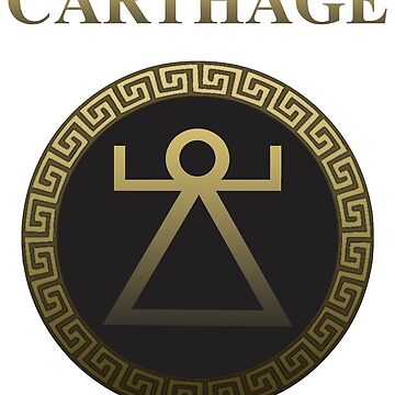 "Ancient Carthage Symbol of Tanit " Sticker for Sale by WarlordApparel ...