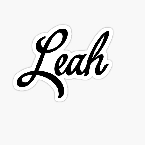 "Leah" Sticker by Shalomjoy | Redbubble