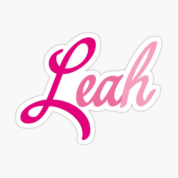 "Leah" Sticker by Shalomjoy | Redbubble