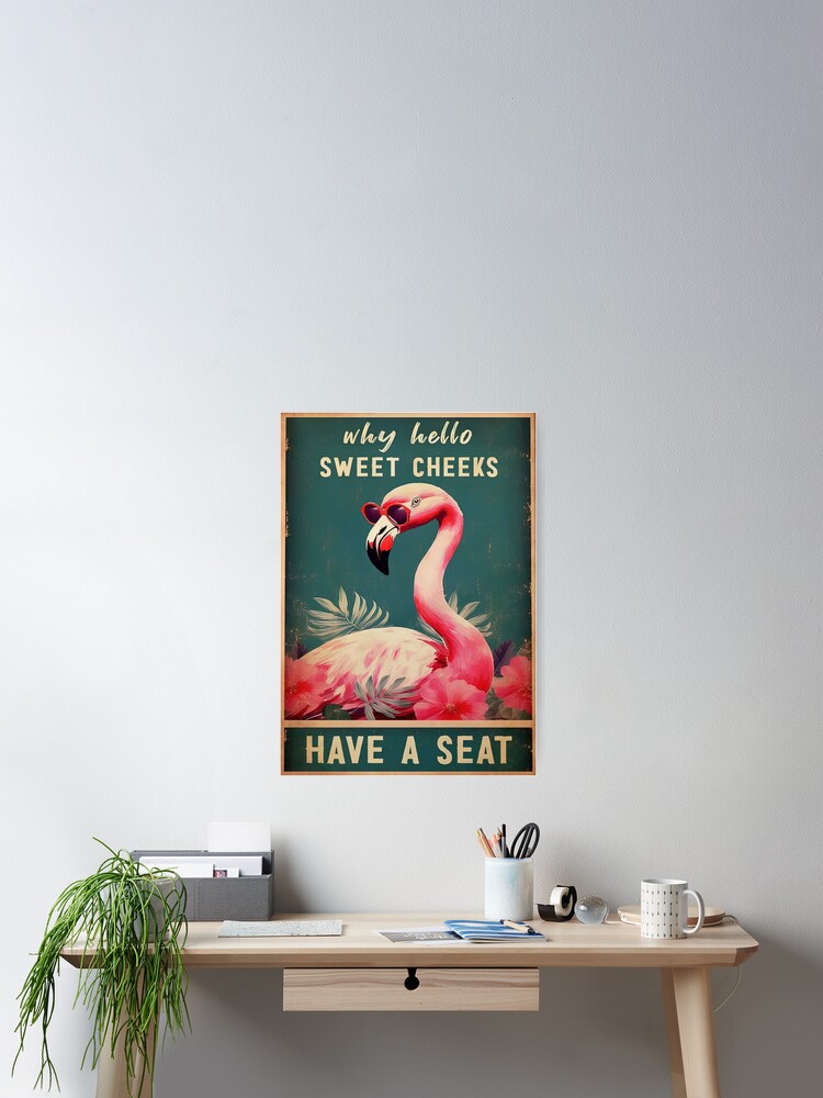 "Hello Sweet Cheeks" Poster for Sale by nouvareborn | Redbubble