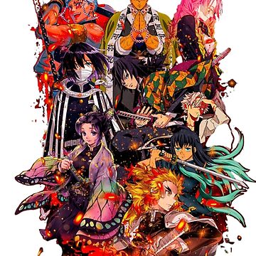 " all hashira" Poster for Sale by arichmStudopm | Redbubble