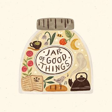"Jar of Good Things" Sticker for Sale by ohjessmarie | Redbubble