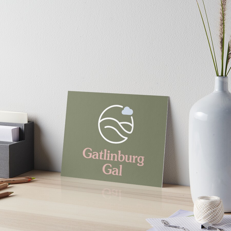 "Gatlinburg Gal Official Logo - green background " Sticker for Sale by ...