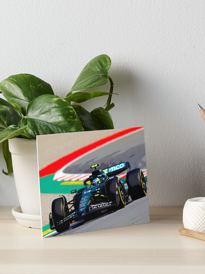 "Fernando Alonso racing his 2024 F1 car during the Spanish Grand Prix ...