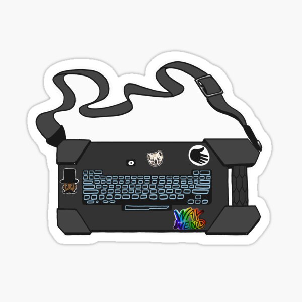 "Cyberdeck" Sticker for Sale by SigilSnoot | Redbubble