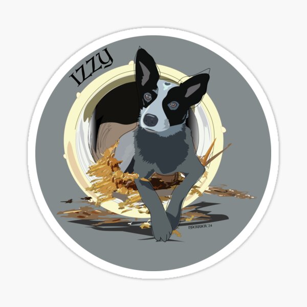 "Izzy Foster" Sticker for Sale by Brink-Heart | Redbubble