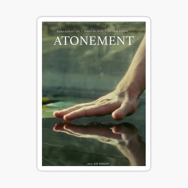 "atonement" Sticker for Sale by escaeping | Redbubble