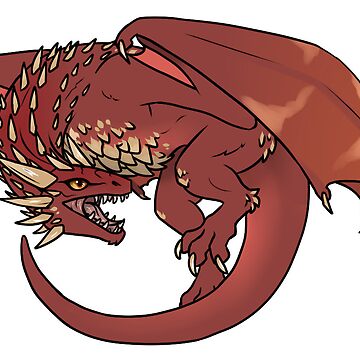 "Meleys the Red Queen" Sticker for Sale by KasaTheDog | Redbubble