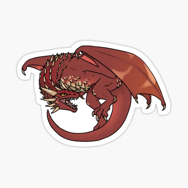 "Meleys the Red Queen" Sticker for Sale by KasaTheDog | Redbubble