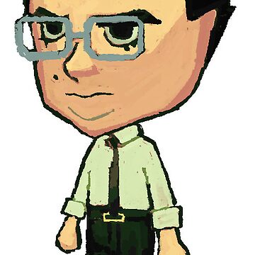 "mii-bert" Sticker for Sale by male-wife | Redbubble