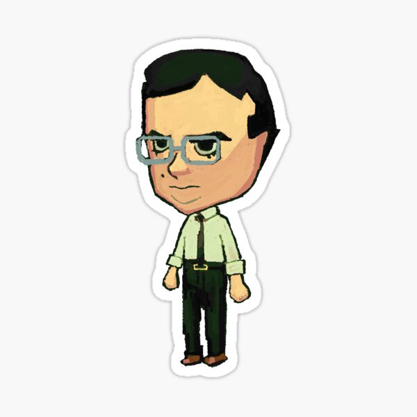 "mii-bert" Sticker for Sale by male-wife | Redbubble