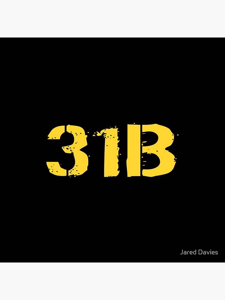 "31B Military Police" Sticker for Sale by MilitaryCandA | Redbubble