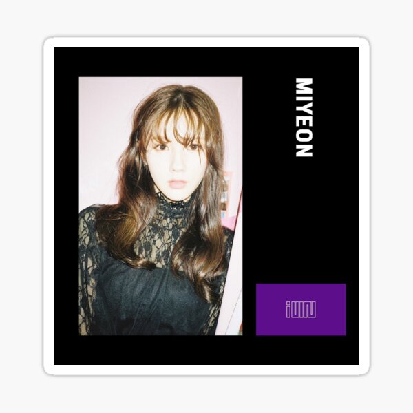 "MIYEON - (G)I-DLE" Sticker for Sale by peachybts | Redbubble