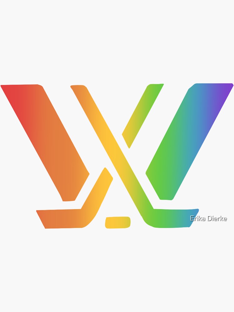 "Pride Pwhl logo " Sticker for Sale by Erika Dierke | Redbubble