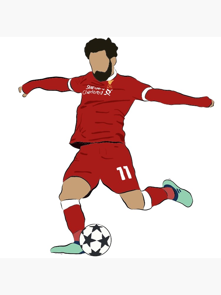 "Mohamed Salah" Art Print by GoodVibeOnline | Redbubble
