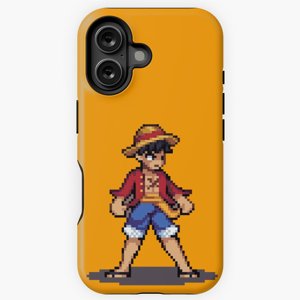 "pixel art 16 bit luffy" Sticker for Sale by ArtPixelDesign | Redbubble