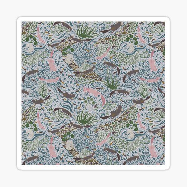 "Axolotl Scatter" Sticker by HarrietHarker | Redbubble
