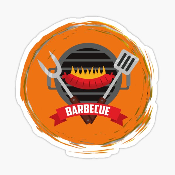 "Barbecue" Sticker for Sale by StonePine | Redbubble