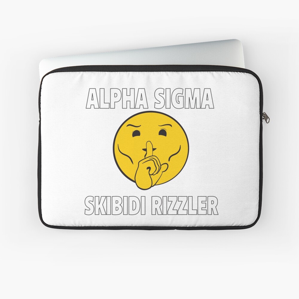 "T-shirt for him, Alpha Sigma, Skibidi Rizzler design, Gen Z, Mewing ...