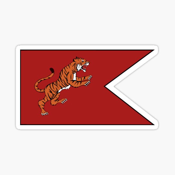 "Flag of Chola Empire" Sticker by RaakuArt- | Redbubble