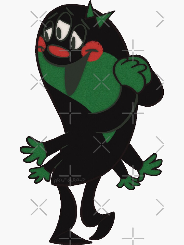 "Krtek inspired - Nabnaleena" Sticker for Sale by artofeliza | Redbubble